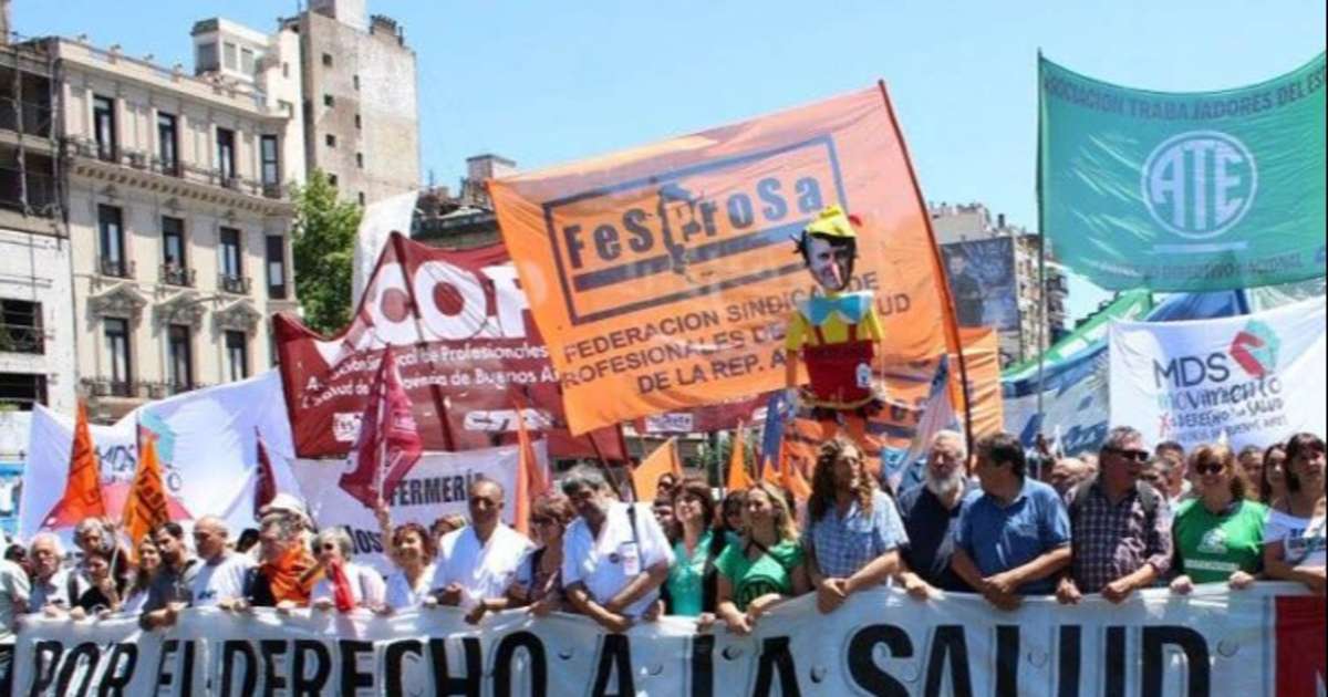 Gremios de la salud realizan jornada de lucha de 48 horas para repudiar ...