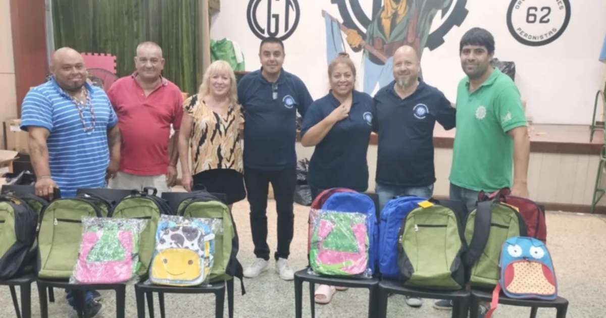 UOM Morón avanza con la entrega de kits escolares para el ciclo lectivo ...