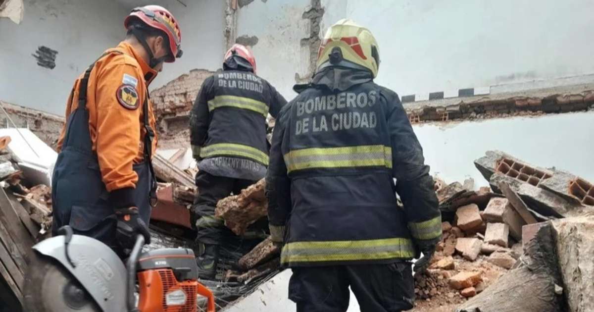 Derrumbe en una obra en Belgrano: hay un obrero de la construcción con heridas graves y otro se ...